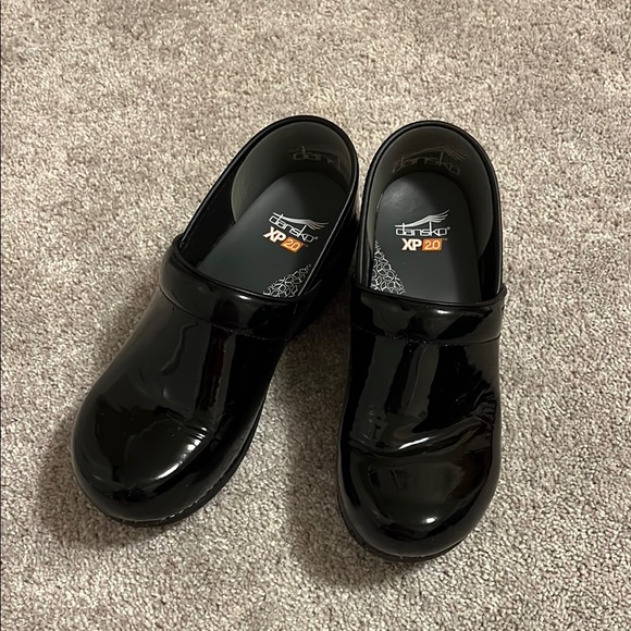 Dansko | Shoes | Dansko Xp 2 Black Patent Leather Slipon Clog | Poshmark